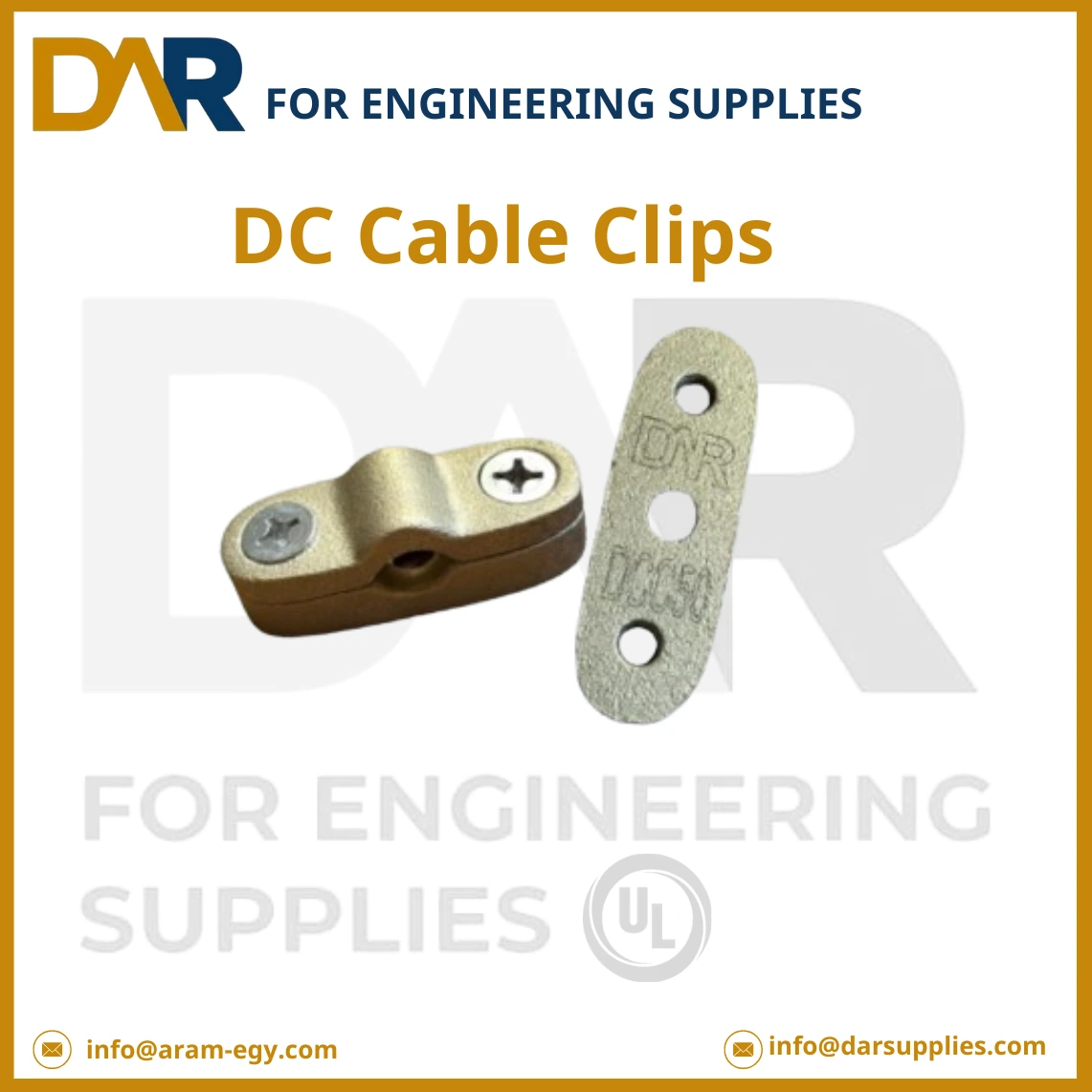 DC Cable Clips - ARAM