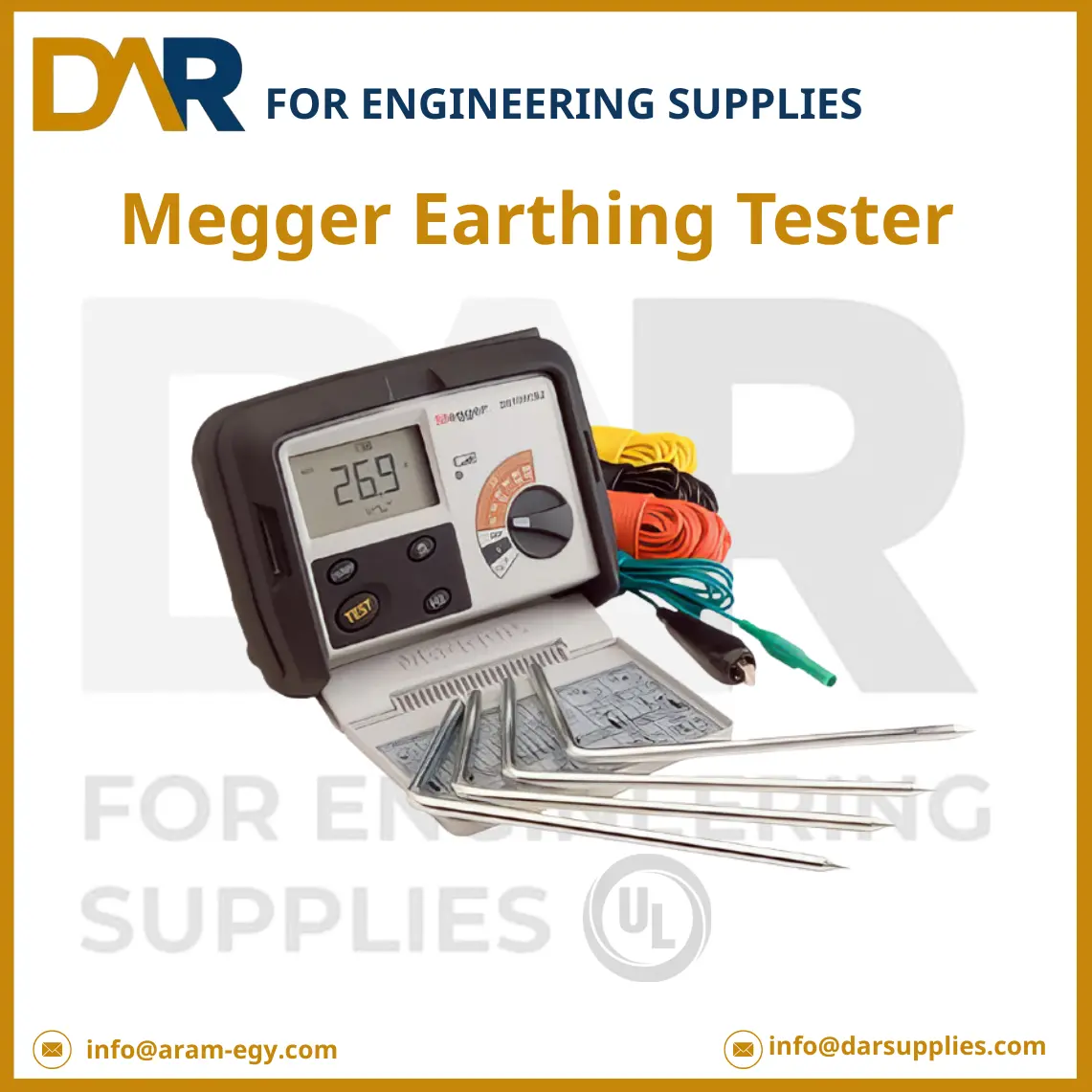 Megger Earthing Tester - أرام