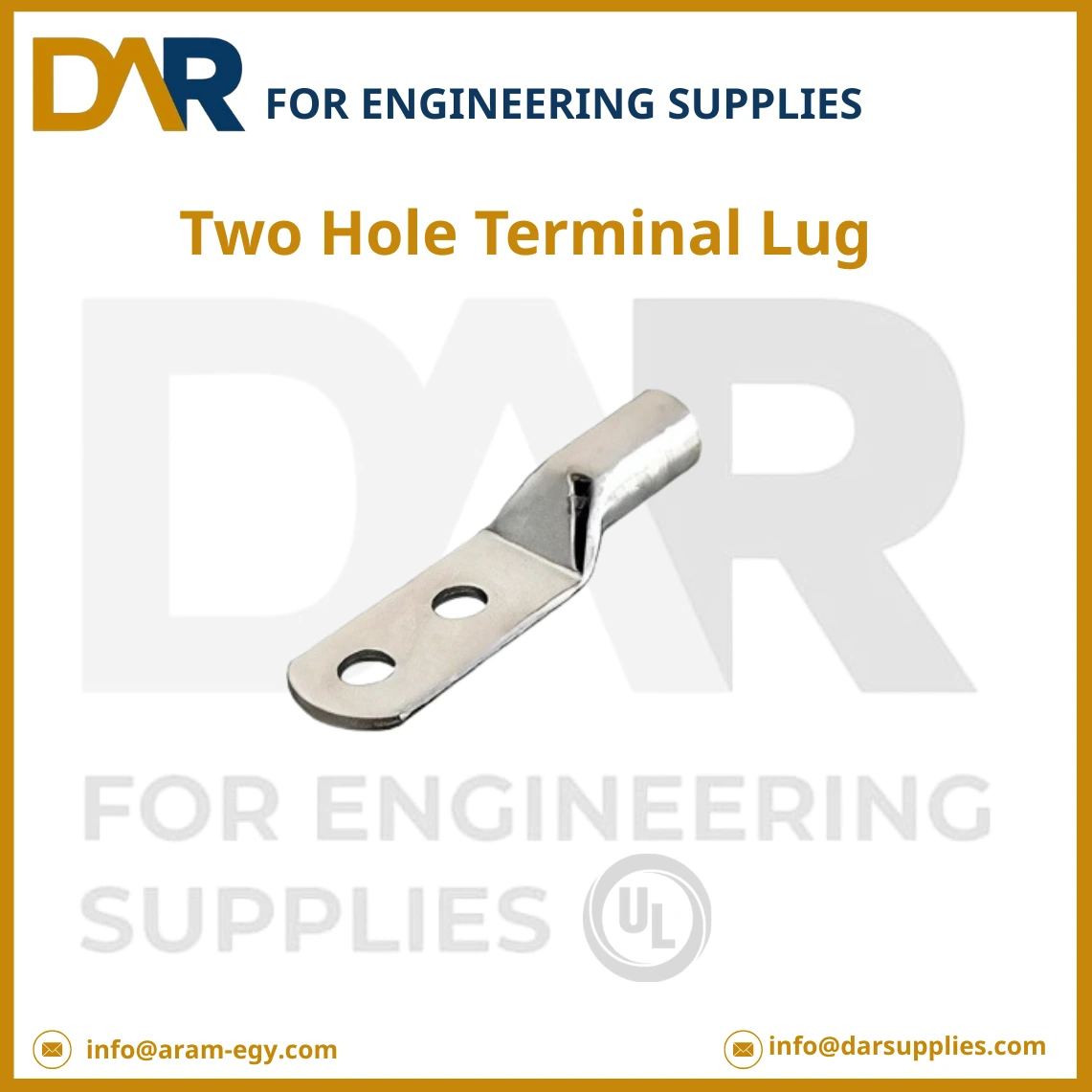 Two Hole Terminal Lug - ARAM